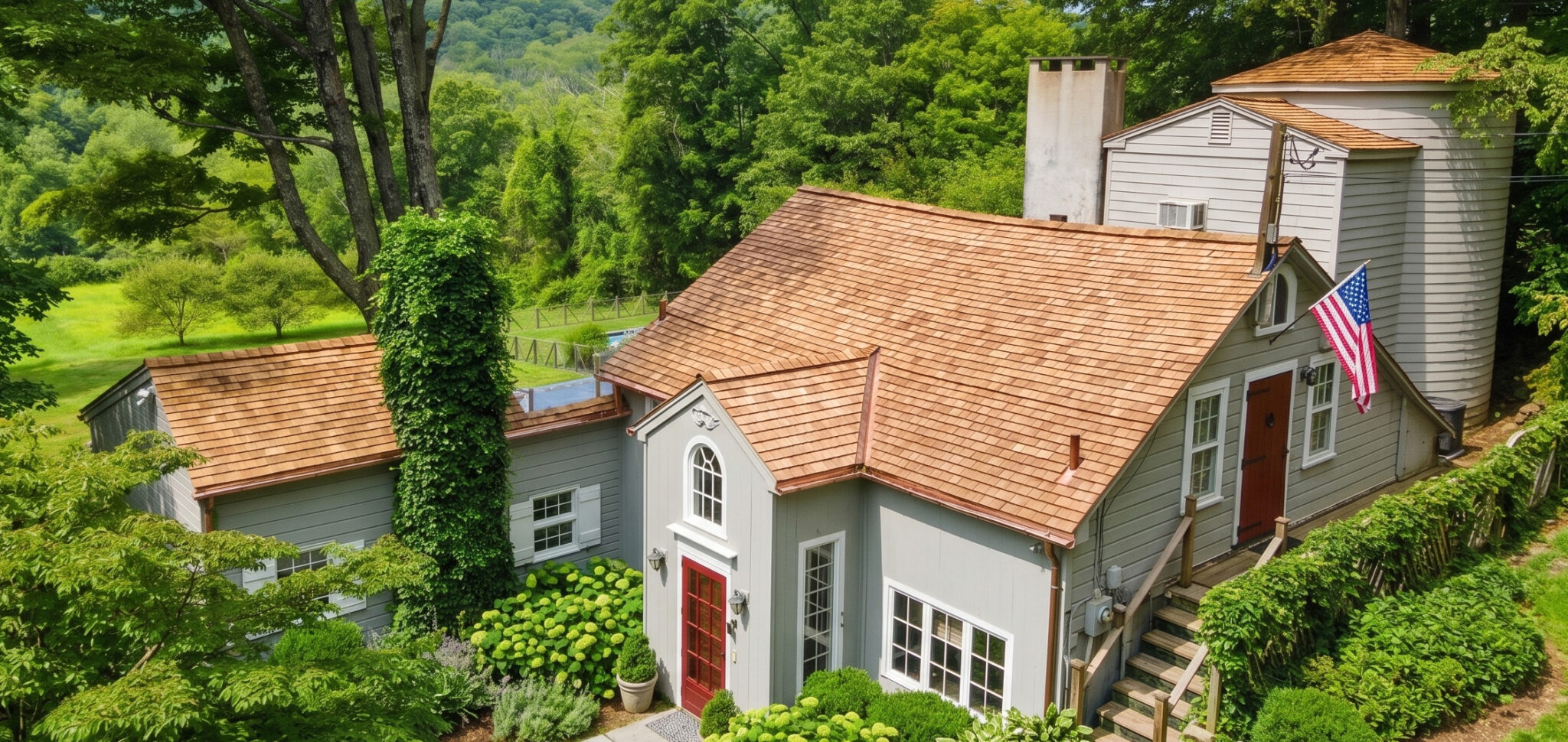 Washington, Litchfield County, CT - Canadian Blue Label #1 Cedar ...